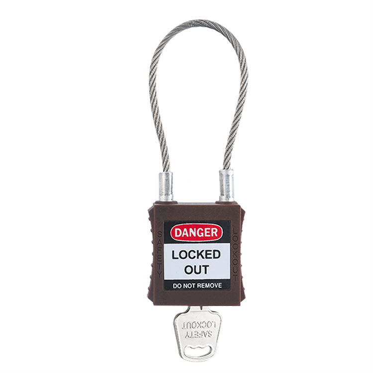 175mm steel cable shackle safety padlock | padlock manufacturers