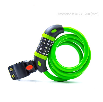 5 digital combination number chain U bike lock | padlock manufacturers