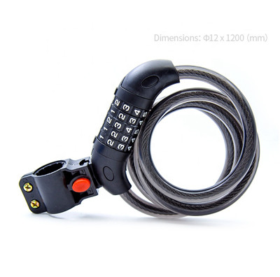 5 digital combination number chain U bike lock | padlock manufacturers
