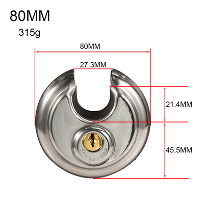 Anti theft disc stainless steel padlock | padlock manufacturers