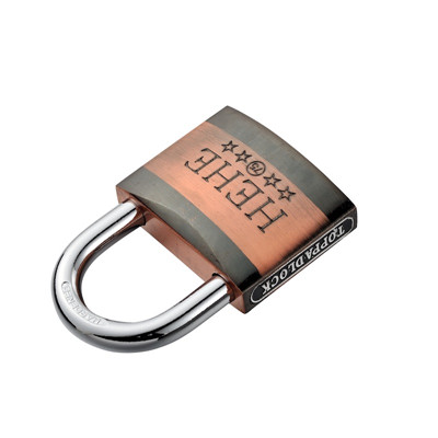 Heavy duty double color arc-type iron padlock | padlock manufacturers