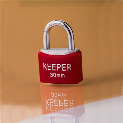 High quality color plastic-coated aluminum padlock | padlock manufacturers