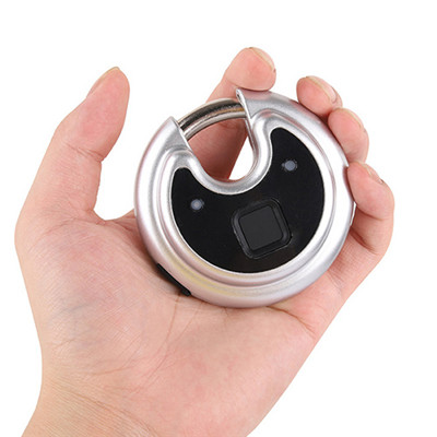 Smart fingerprint digit combination disc padlock