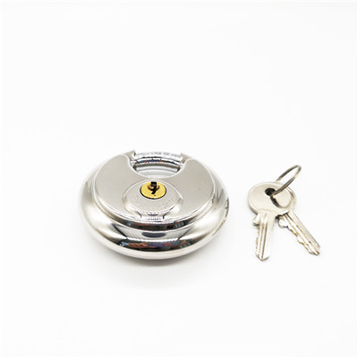 Stainless steel outdoor round disc weatherproof padlock | padlock ...